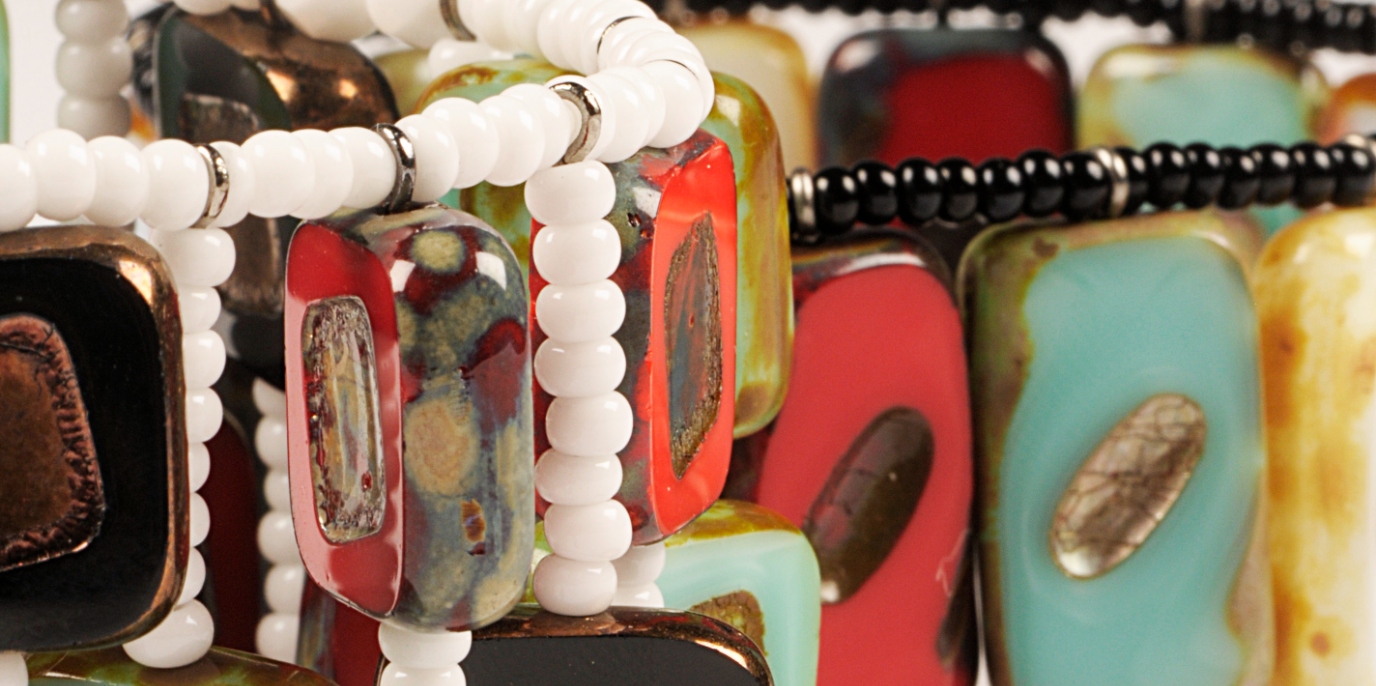 Bracelets made from table cut beads - projects2 - Preciosa Ornela